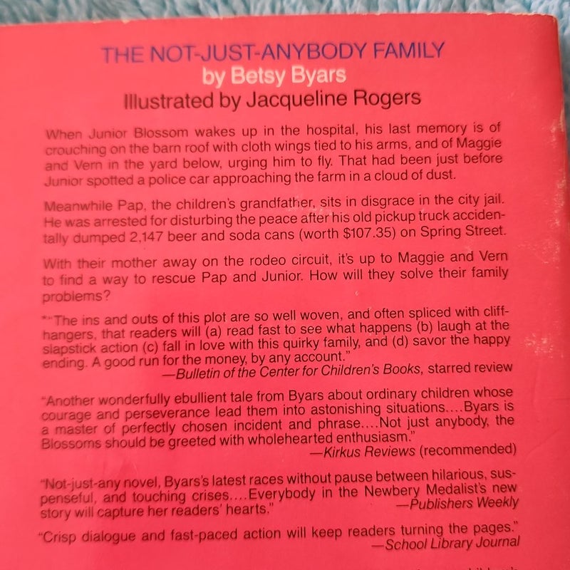 The Not-Just-Anybody Family by Betsy Byars, Paperback | Pangobooks