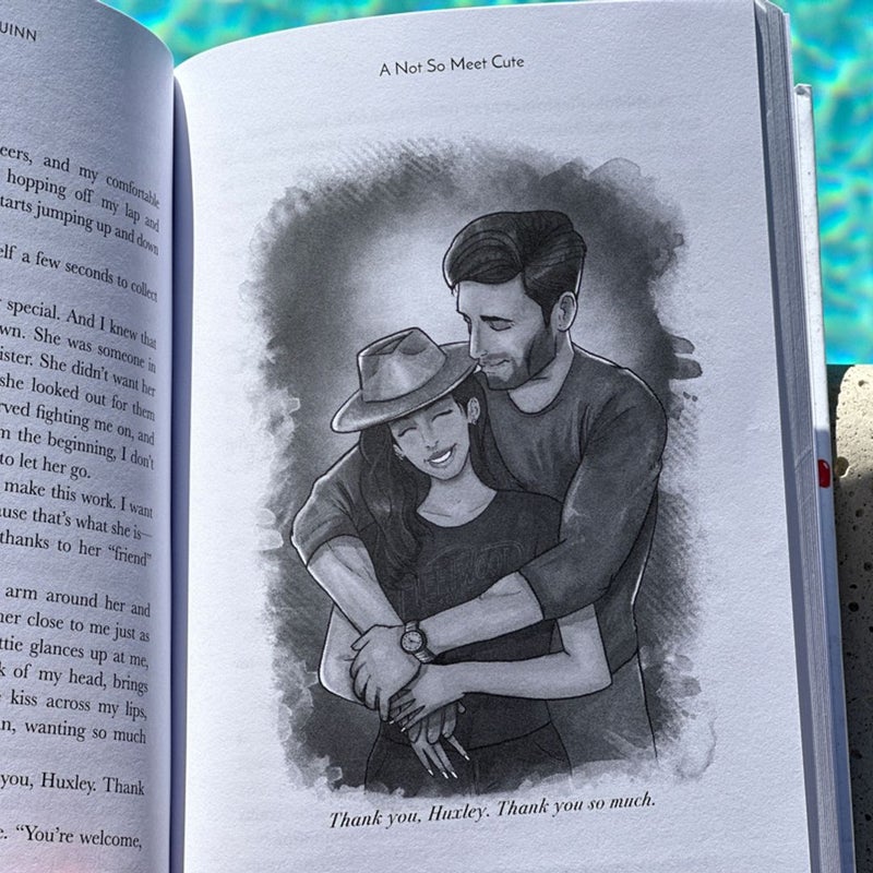 SIGNED by hand Illustrated Edition A Not So Meet Cute by Meghan Quinn ...