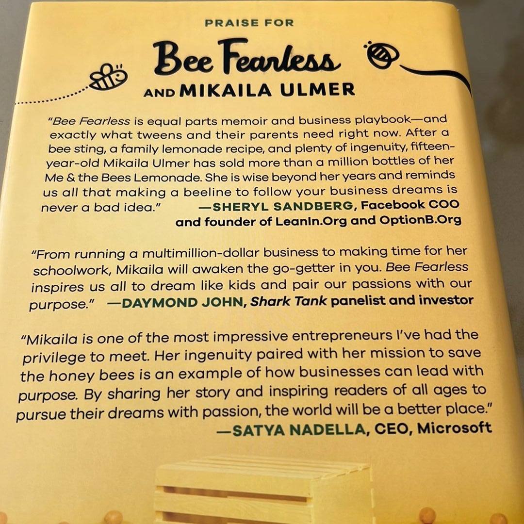 Bee Fearless: Dream Like a Kid by Mikaila Ulmer, Hardcover | Pangobooks