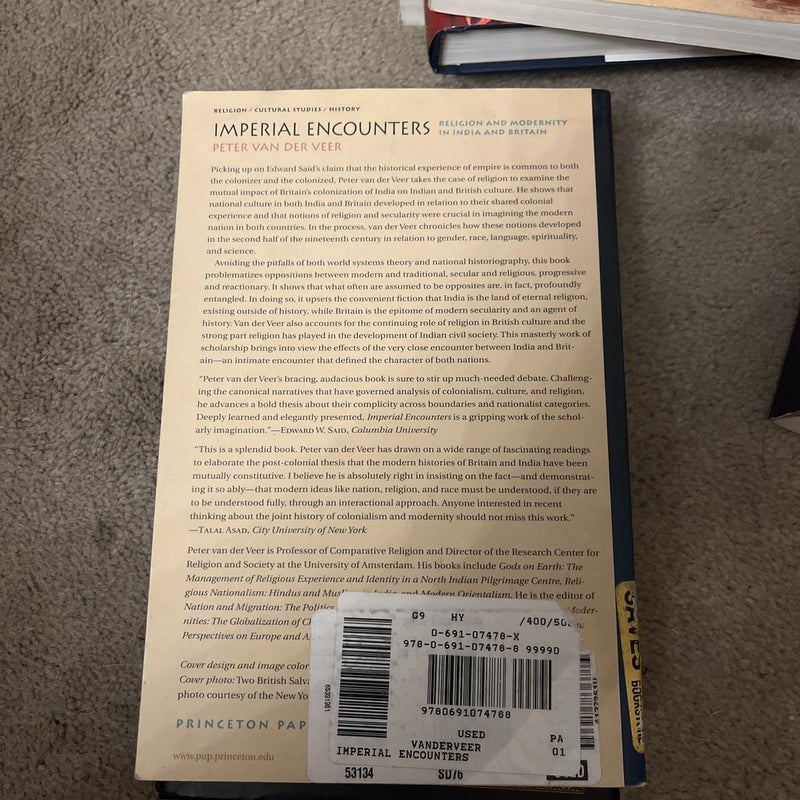 Imperial Encounters by Peter van der Veer