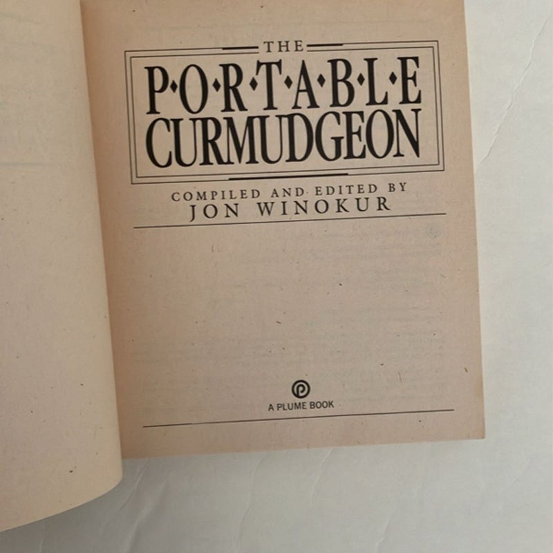 Portable Curmudgeon Bundle Paperback by Jon Winokur, Paperback | Pangobooks