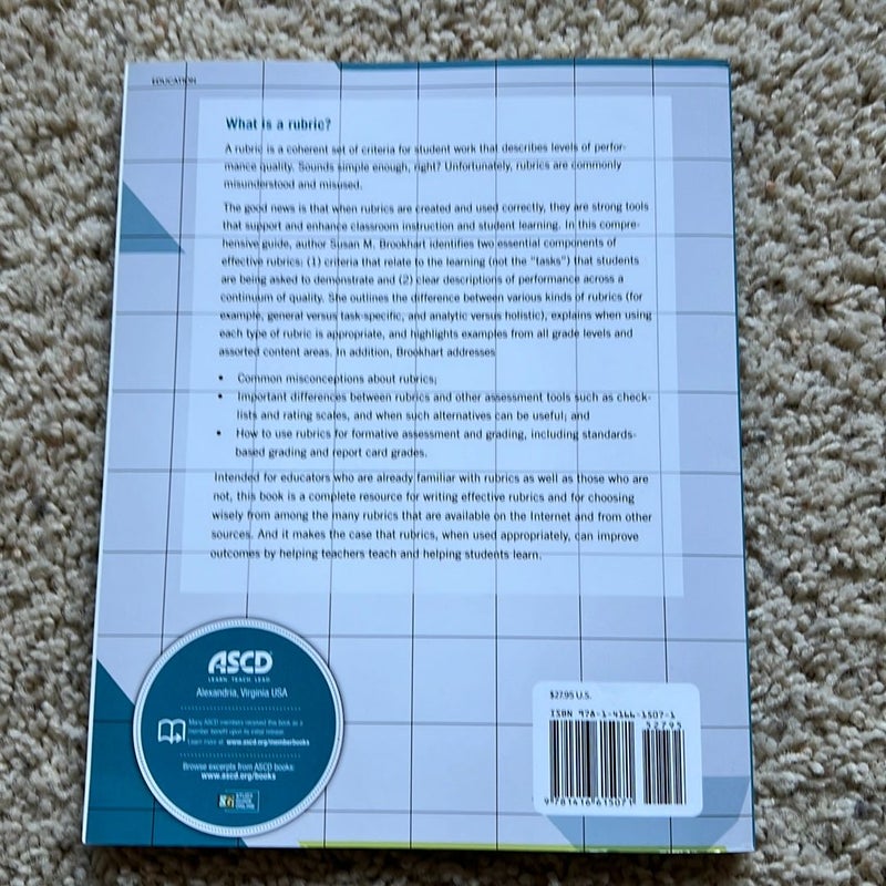 How to Create and Use Rubrics for Formative Assessment and Grading by ...