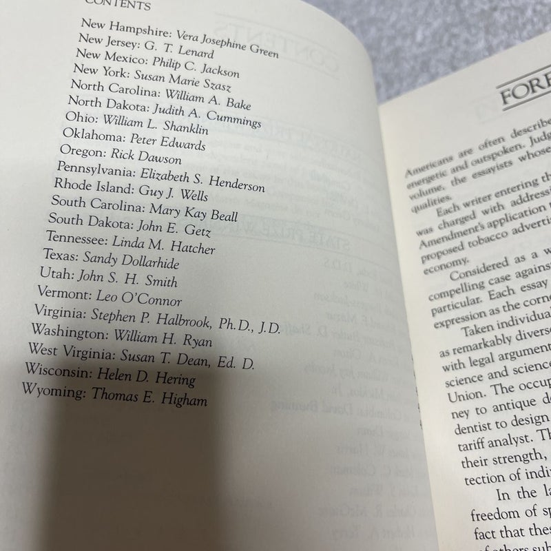 American Voices by Prize winning essays on freedom of speech censorship ...