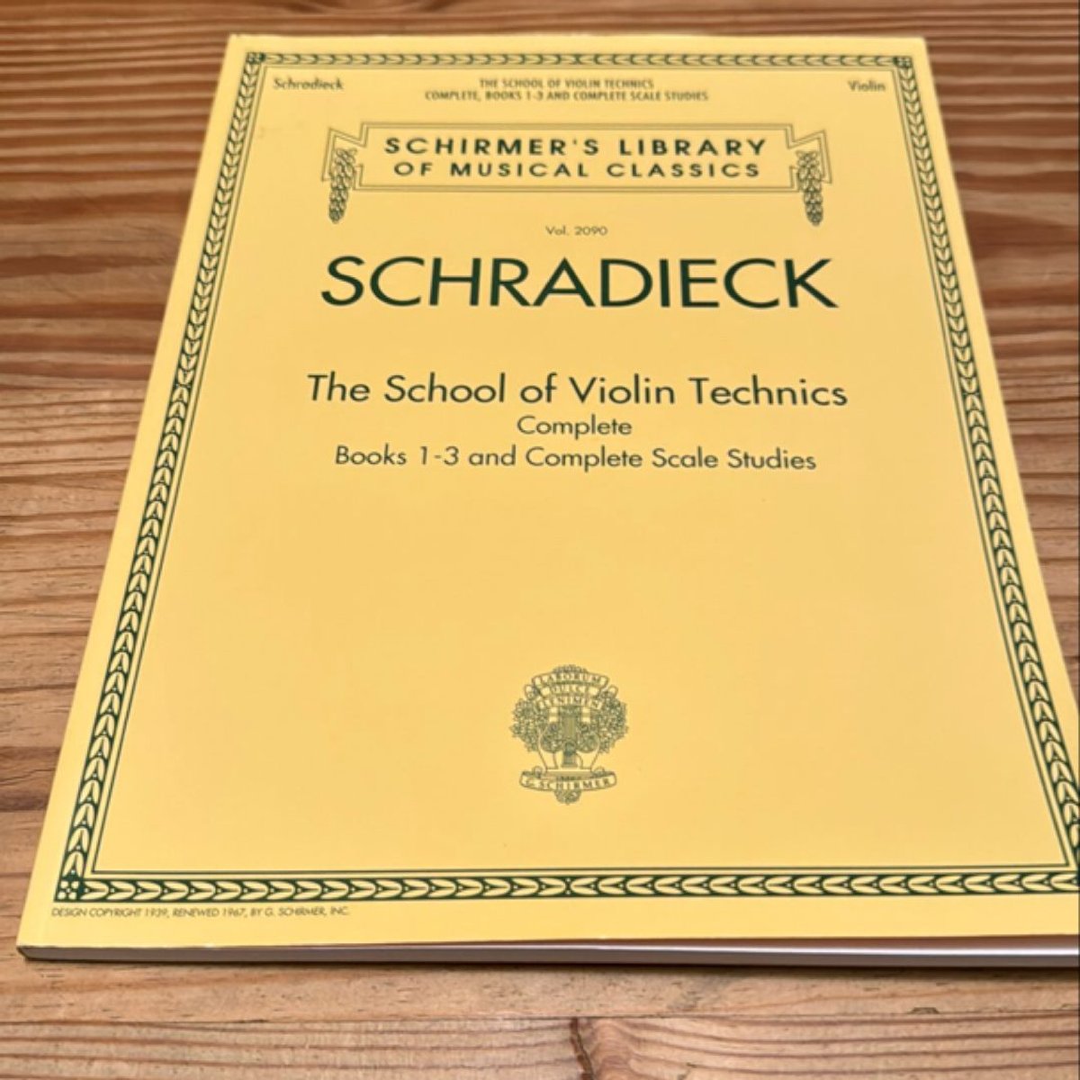 The School of Violin Technics Complete by Henry Schradieck