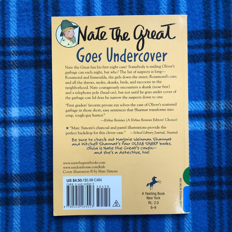 Nate the Great Goes Undercover by Marjorie Weinman Sharmat, Paperback ...