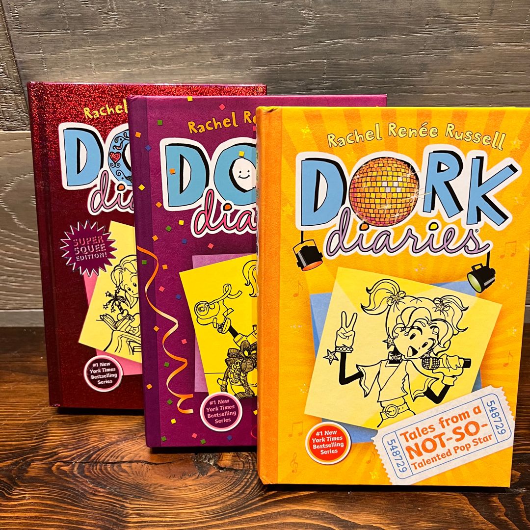 Dork Diaries Box Set (Book 1-3) by Rachel Renée Russell, Hardcover ...