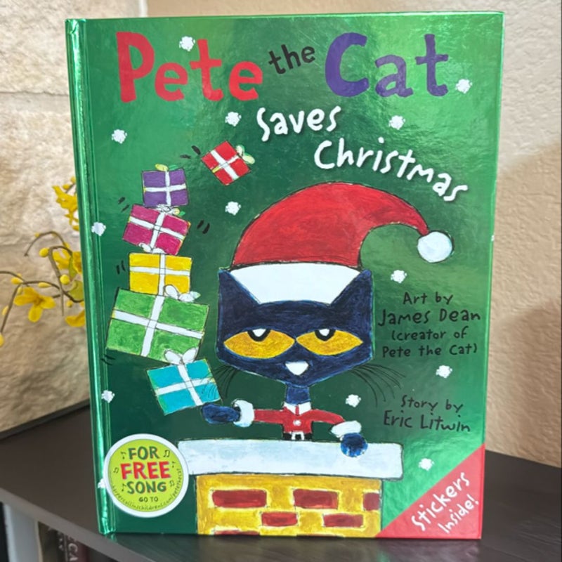 Pete the Cat Saves Christmas by Eric Litwin, Kimberly Dean