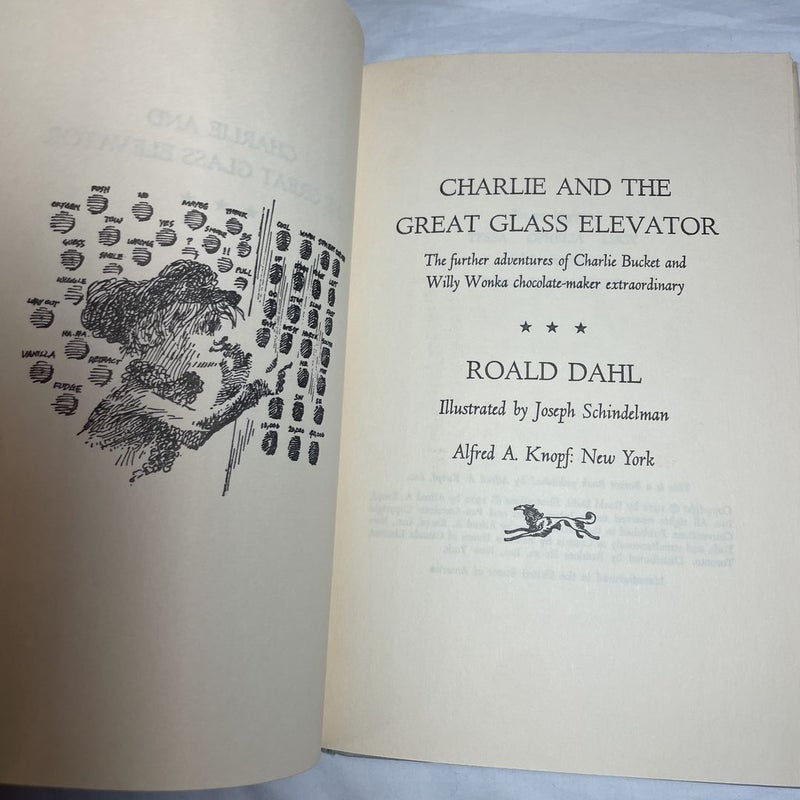 Charlie and the Great Glass Elevator by Roald Dahl , Hardcover | Pangobooks