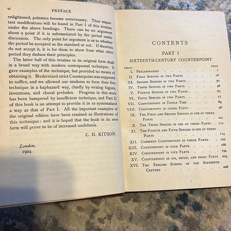 The Art of Counterpoint by C. H. Kitson, Hardcover | Pangobooks