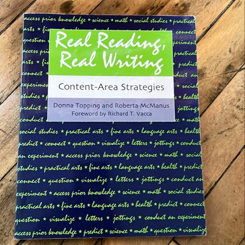 Real Reading, Real Writing by Donna Topping, Roberta McManus