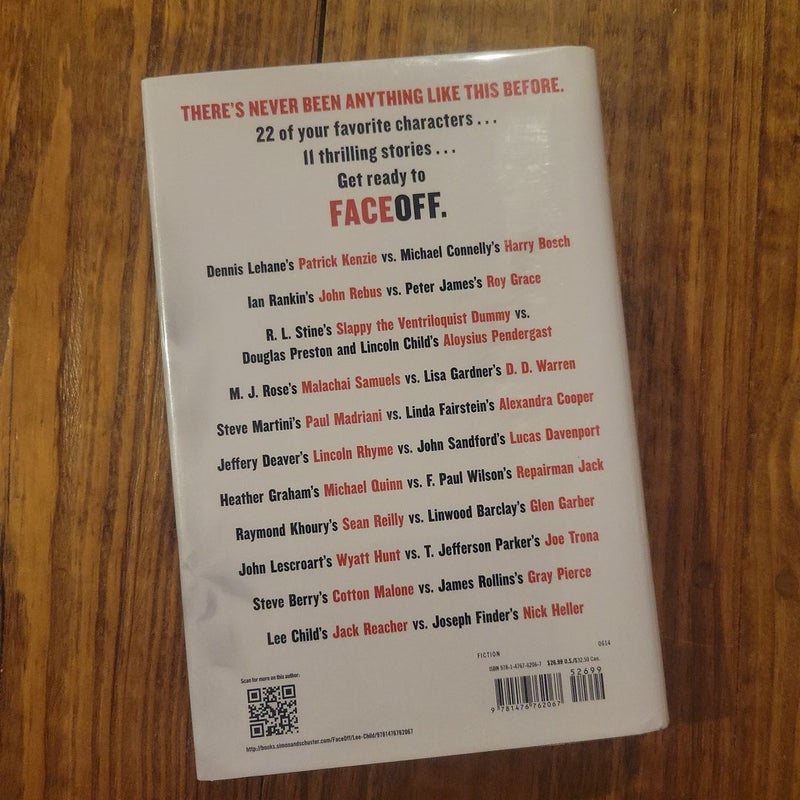 FaceOff by Lisa Gardner, Heather Graham, Peter James, Raymond Khoury ...