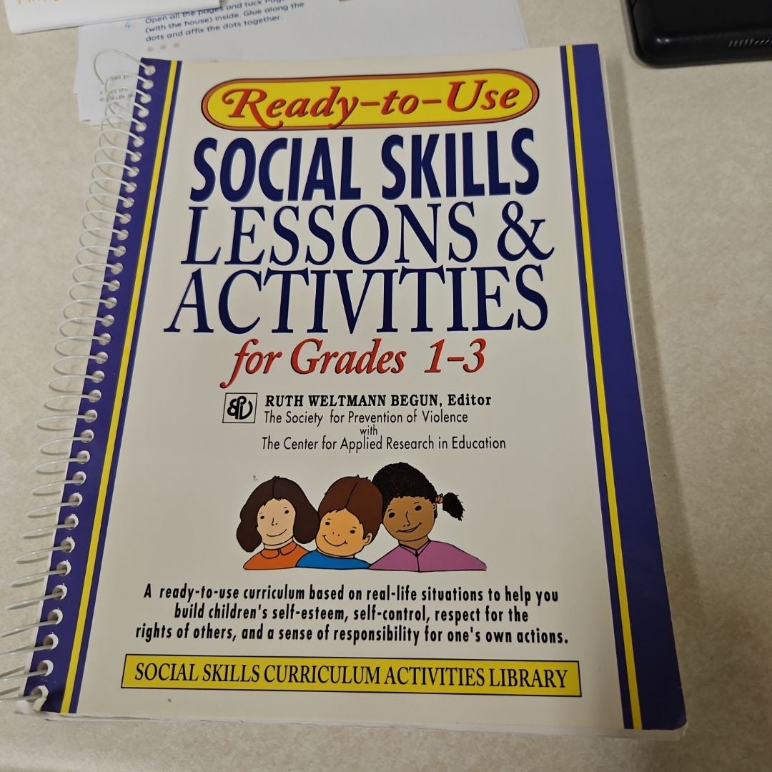 Ready-to-Use Social Skills Lessons and Activities for Grades 1-3 by ...