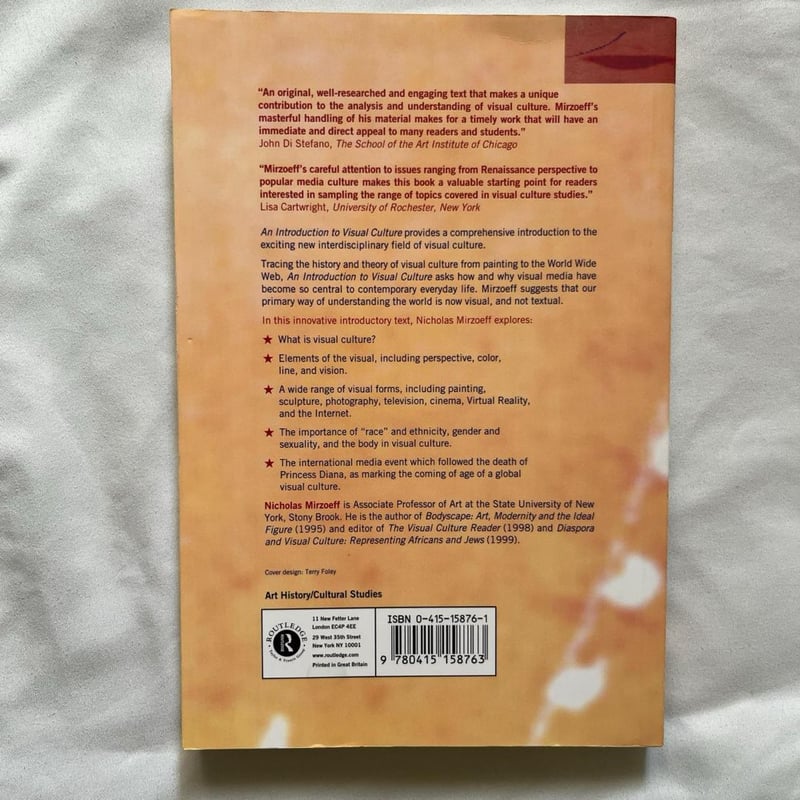 Introduction to Visual Culture by Nicholas Mirzoeff