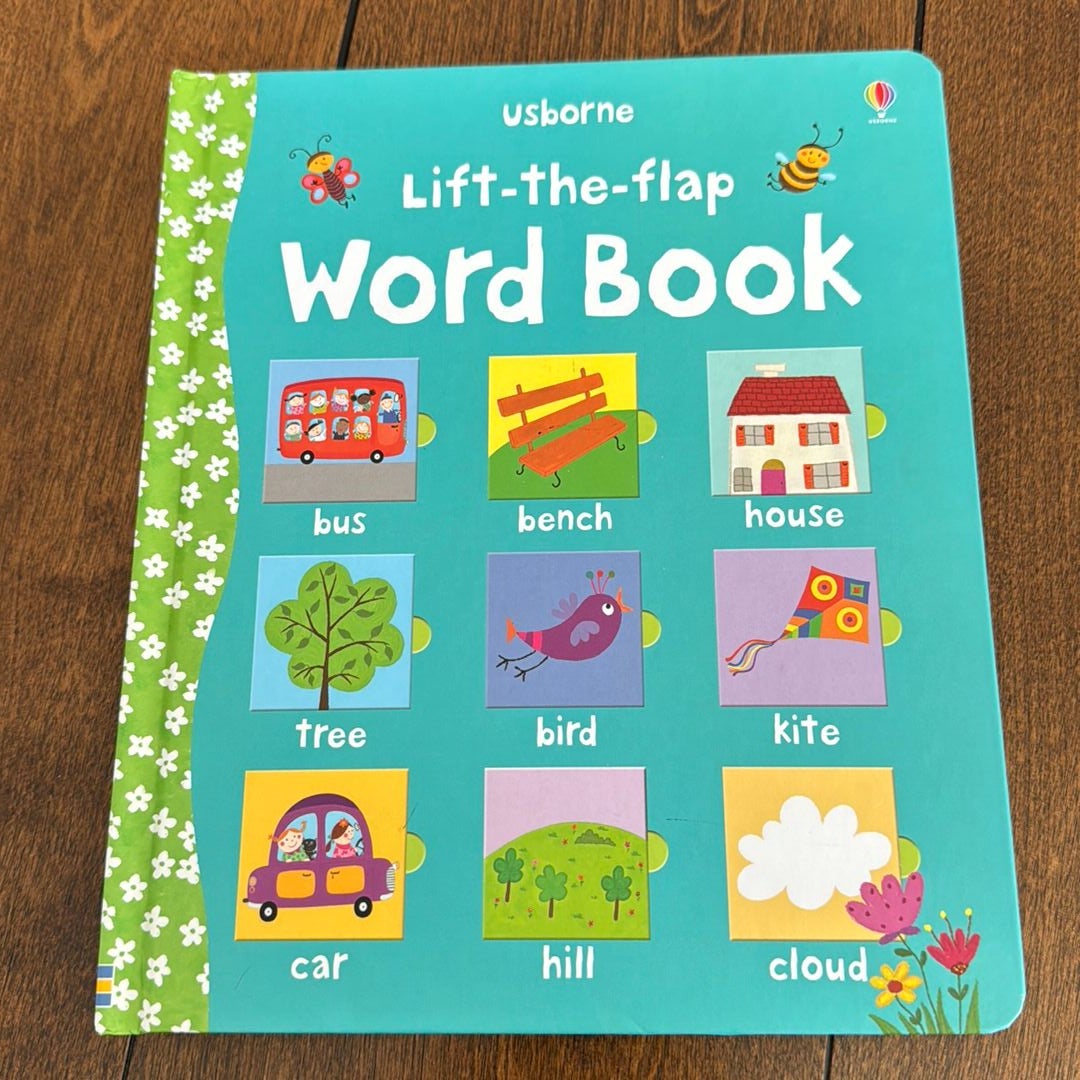 Usborne Lift-the-Flap Word Book by Felicity Brooks, Hardcover | Pangobooks