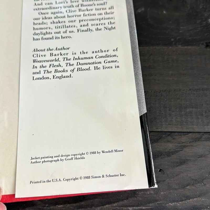 Cabal 1988 by Clive Barker, Hardcover | Pangobooks