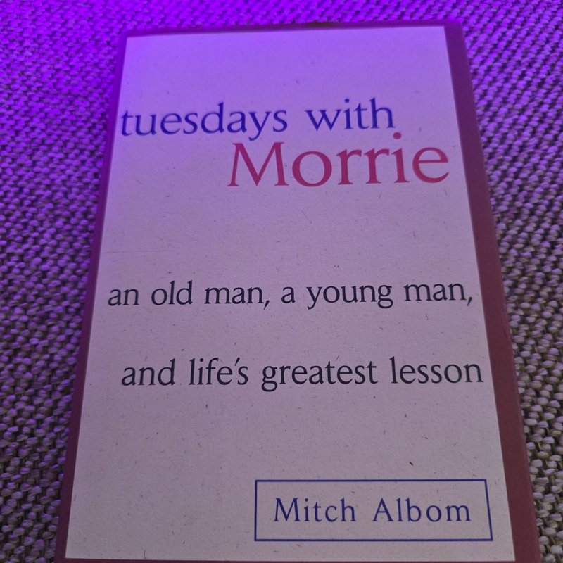 Tuesdays with Morrie by Mitch Albom, Hardcover | Pangobooks