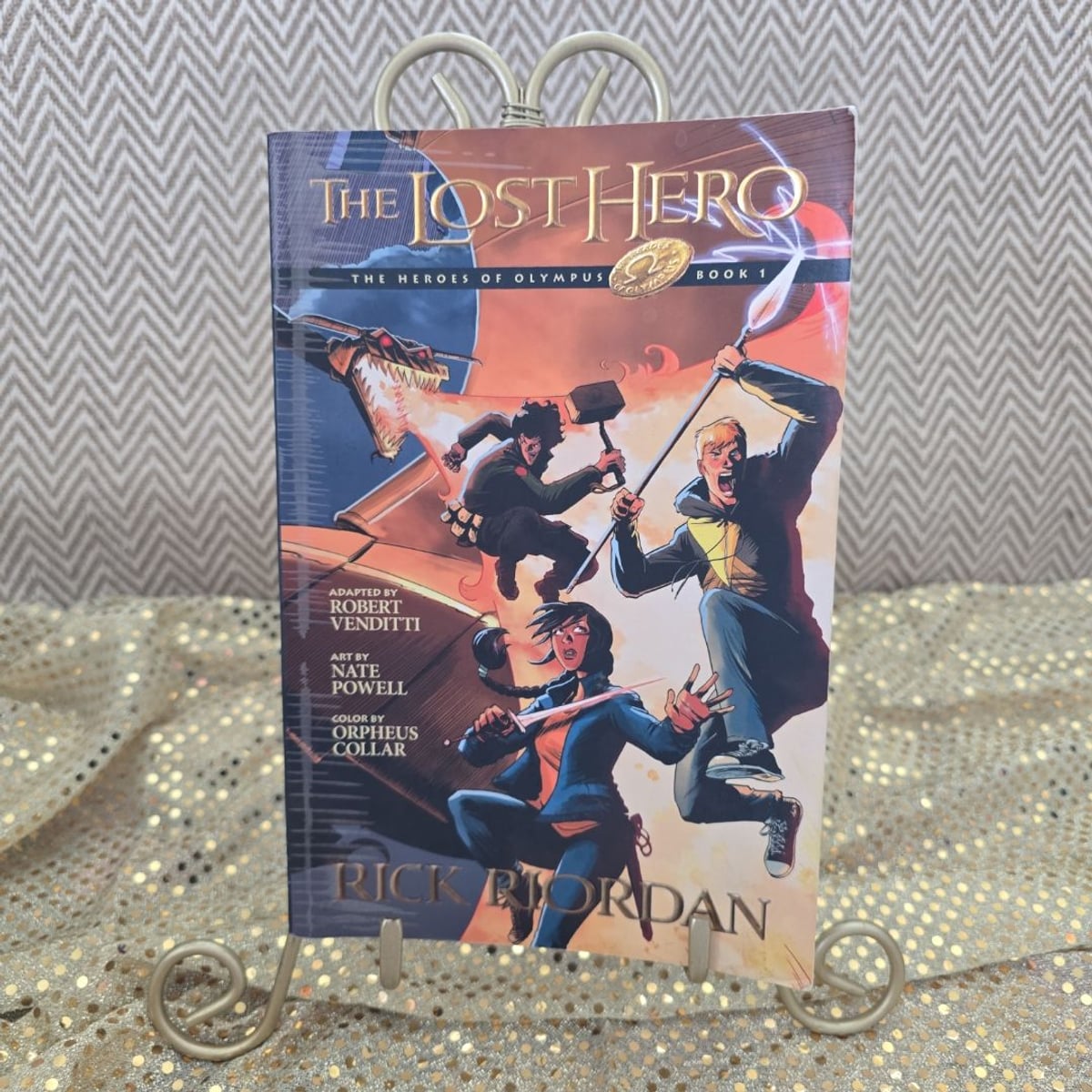 Heroes of Olympus, Book One the Lost Hero: the Graphic Novel (Heroes of ...