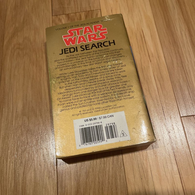 Jedi Search: Star Wars Legends (the Jedi Academy)