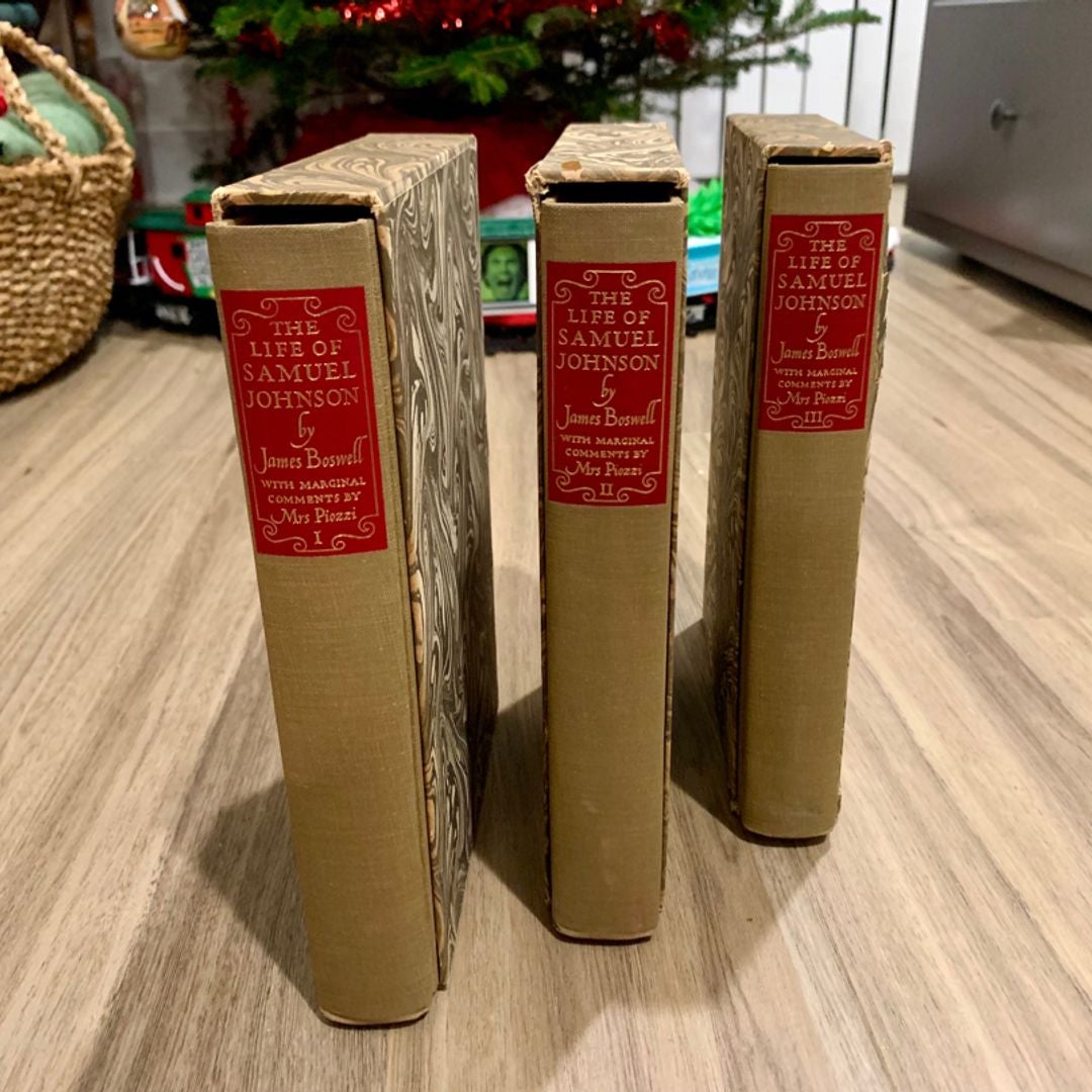 The Life of Samuel Johnson Vol. I-III by James Boswell , Hardcover ...