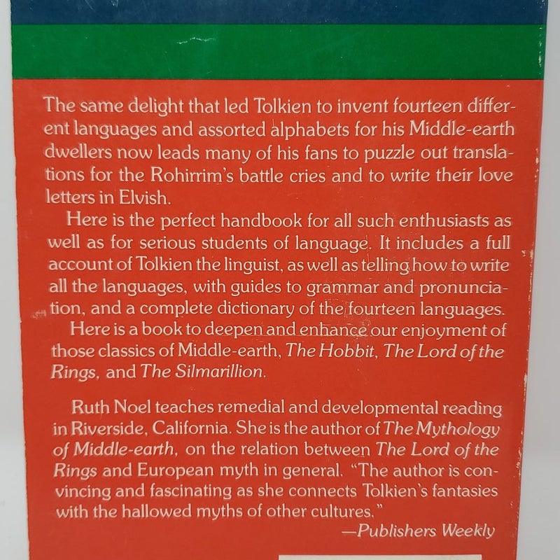 The Languages of Tolkien's Middle­earth by Atanielle Annyn Rowland ...
