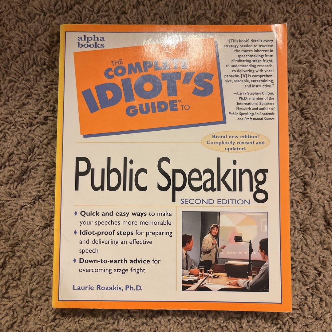 Public Speaking by Laurie E. Rozakis, Laurie Rozakis