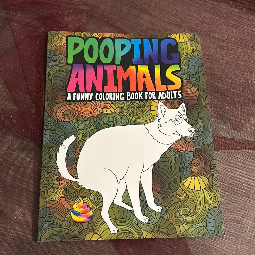 Pooping Animals by Honey Badger Coloring