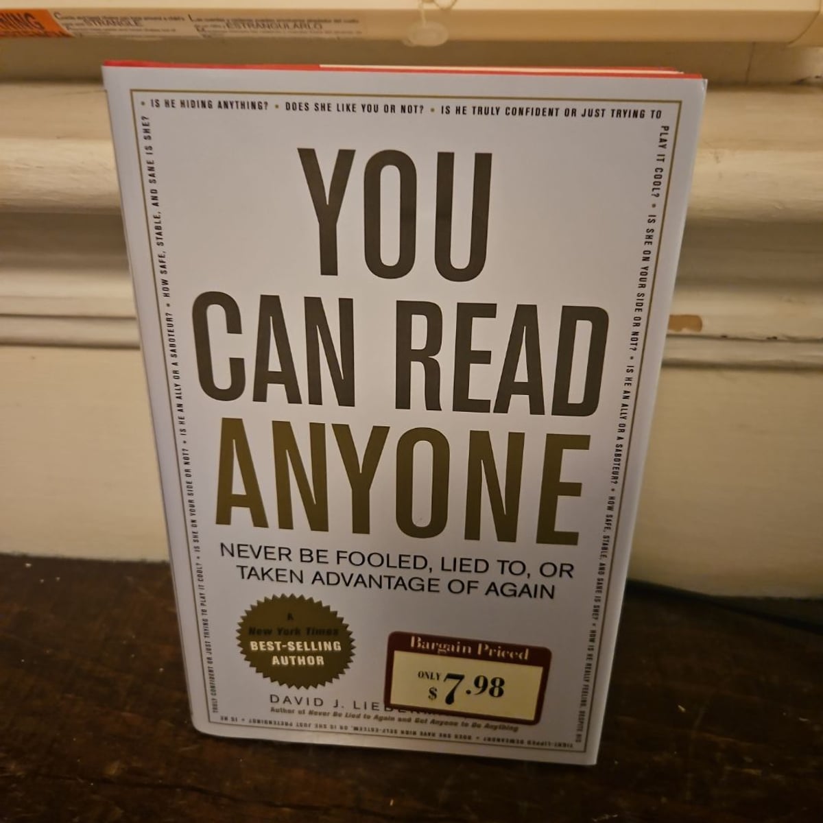 You Can Read Anyone by David J. Lieberman