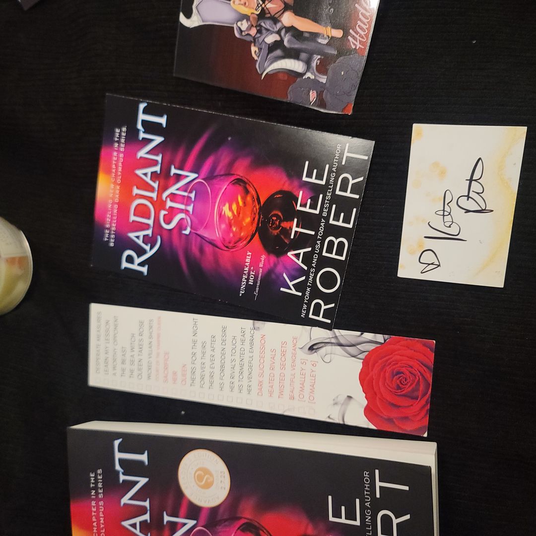 ARC Radiant Sin with Art Print + Neon Gods by Katee Robert , Paperback ...