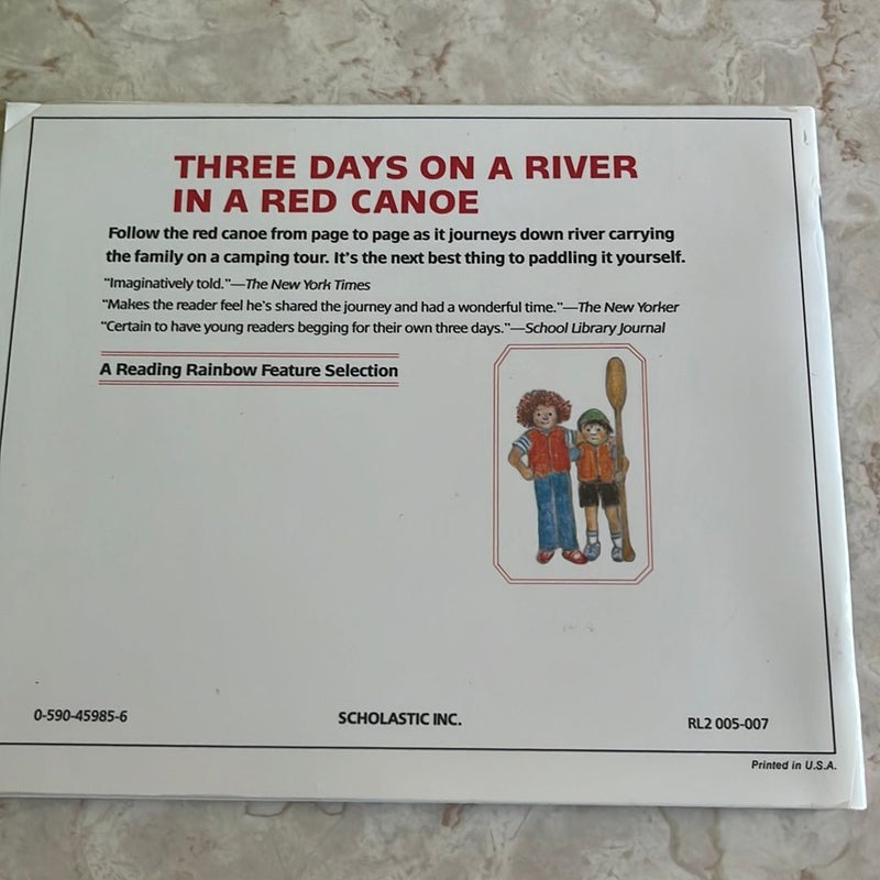 Three Days on a River in a Red Canoe by Vera B. Williams , Paperback ...