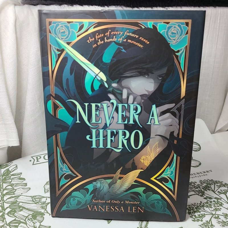 Never a Hero by Vanessa Len, Hardcover | Pangobooks