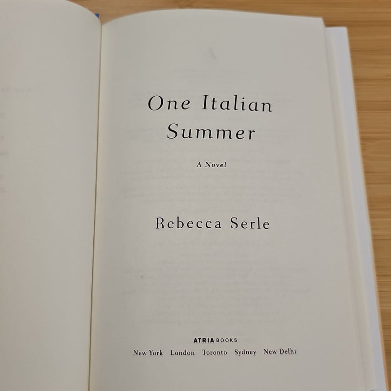 One Italian Summer by Rebecca Serle, Hardcover | Pangobooks