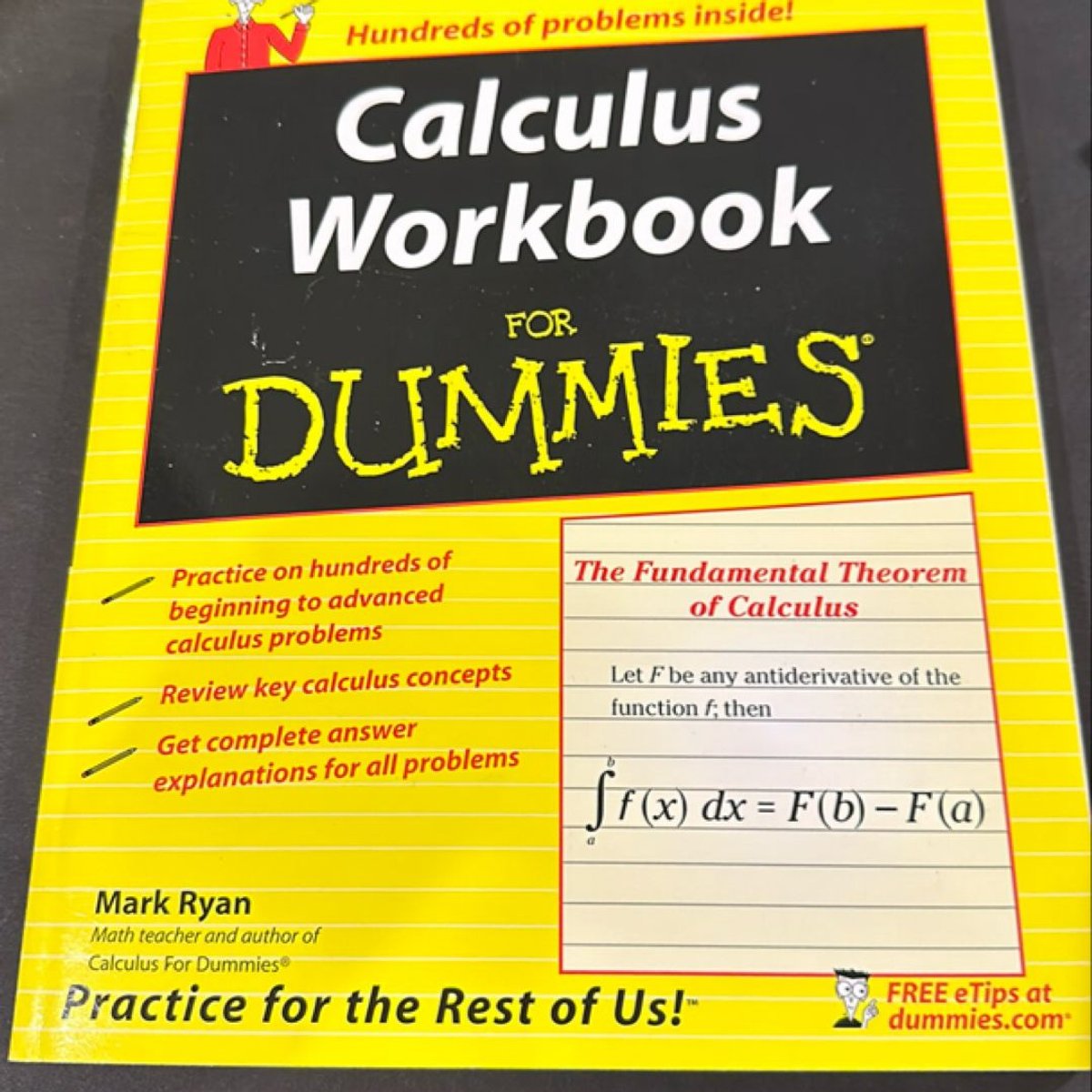 Calculus Workbook for Dummies by Mark Ryan