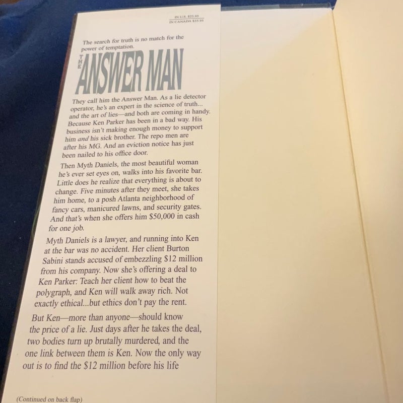 The Answer Man by Roy Johansen, Hardcover | Pangobooks