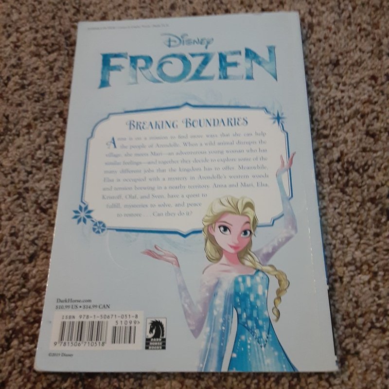 Disney Frozen: Breaking Boundaries (Graphic Novel) by Joe Caramagna