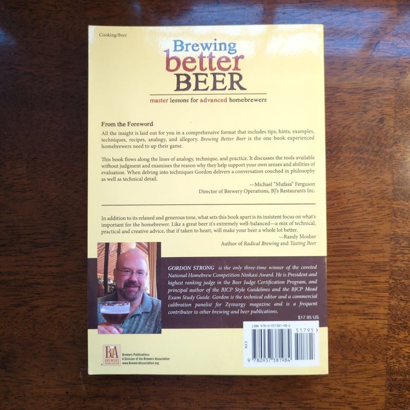Brewing Better Beer by Gordon Strong