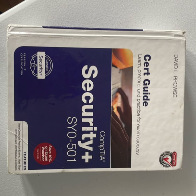 Comptia Security Sy0 501 Cert Guide By Dave Prowse