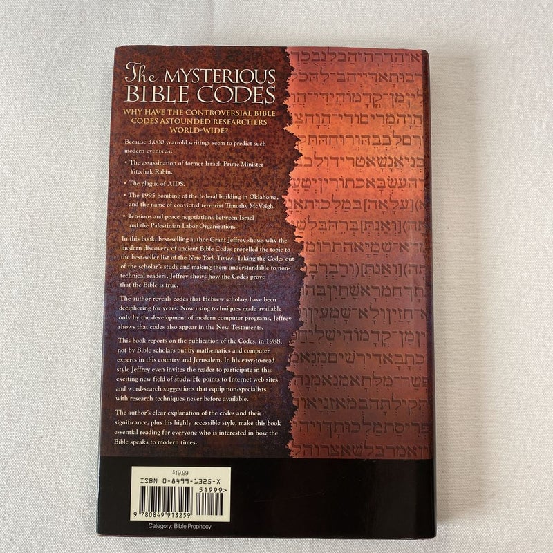 The Mysterious Bible Codes by Grant R. Jeffrey