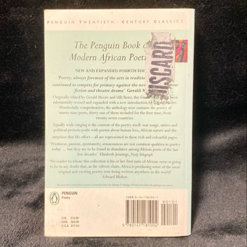 The Penguin Book of Modern African Poetry by Gerald Moore