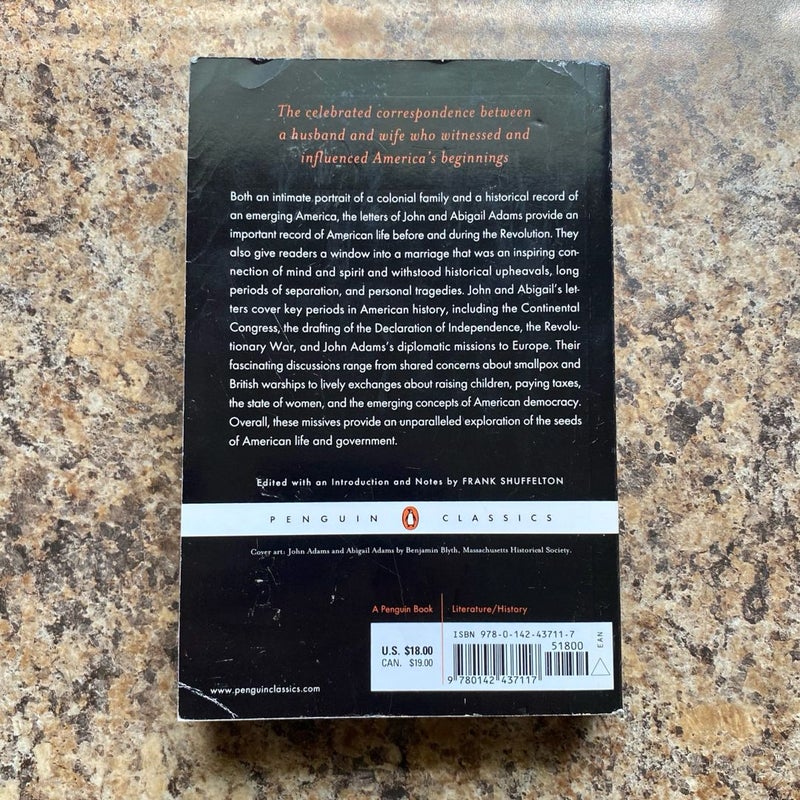 The Letters of John and Abigail Adams by Frank Shuffelton, Paperback ...