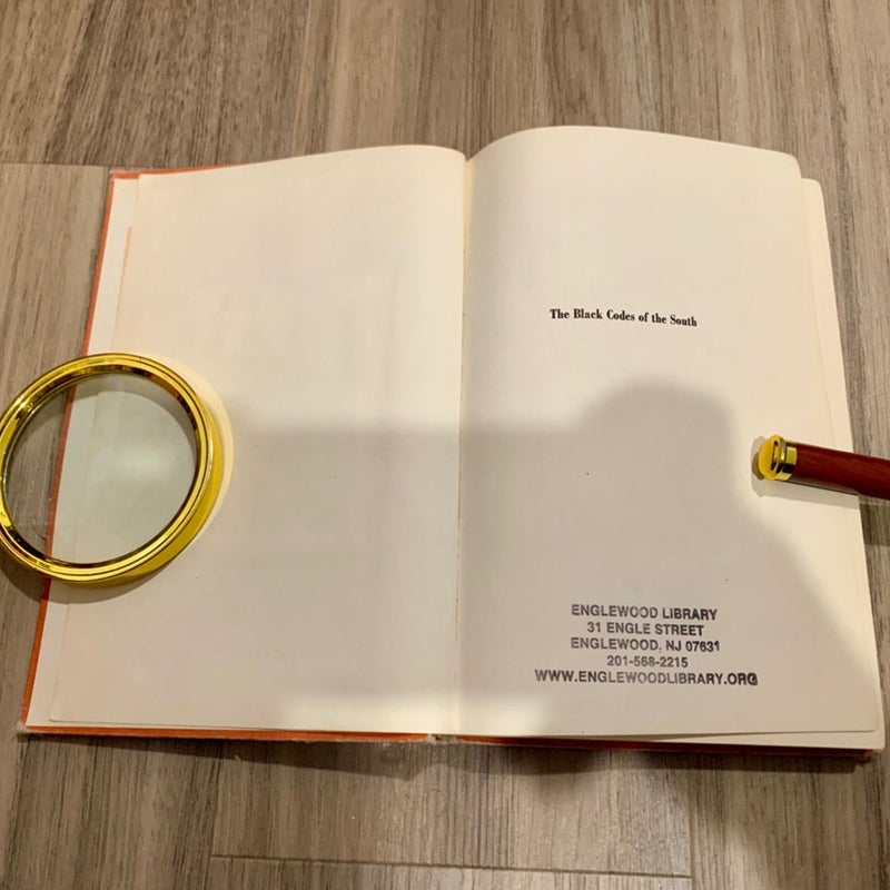 The Black Codes of the South by Theodore Brantner Wilson, Hardcover ...