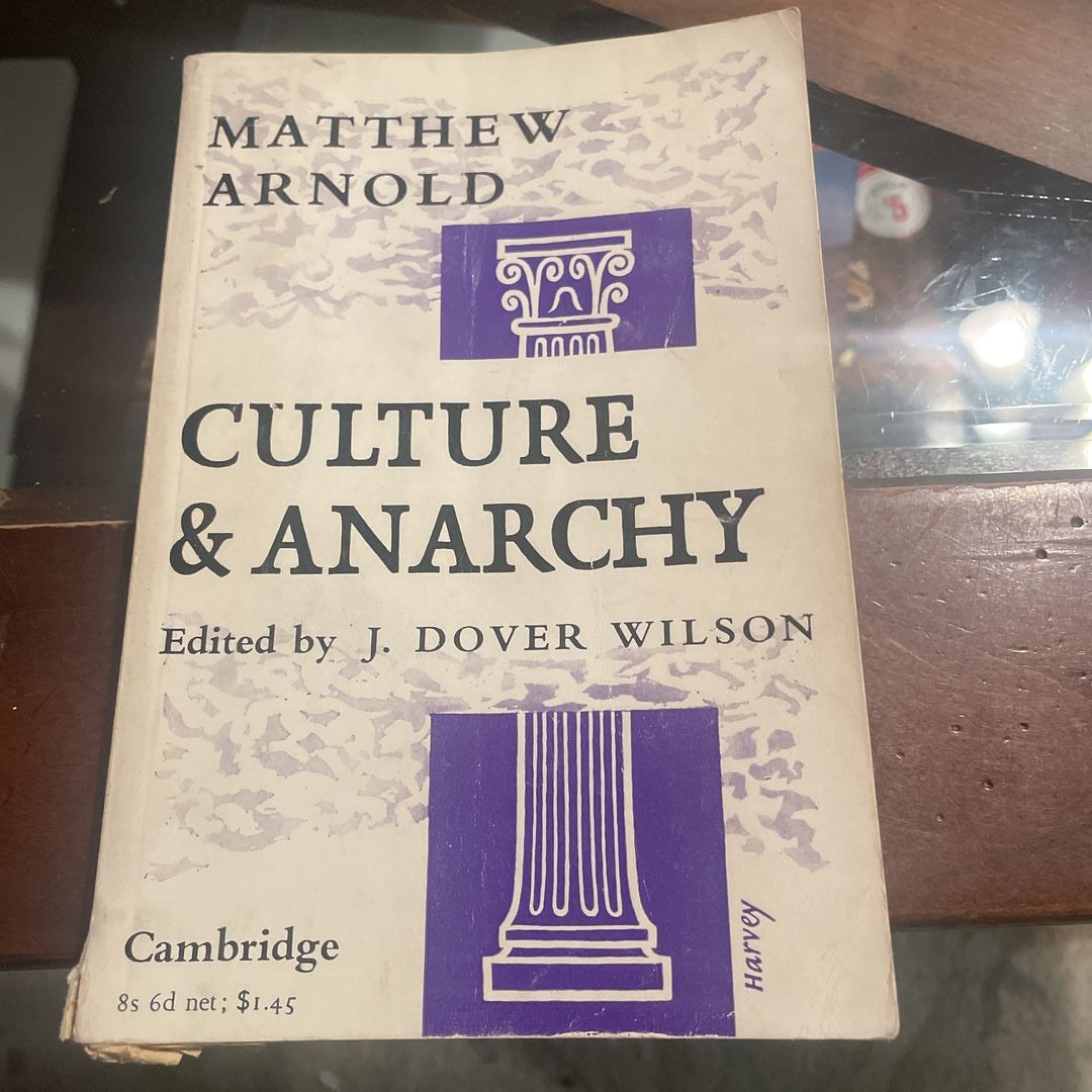 Culture and Anarchy by Matthew Arnold, Paperback | Pangobooks