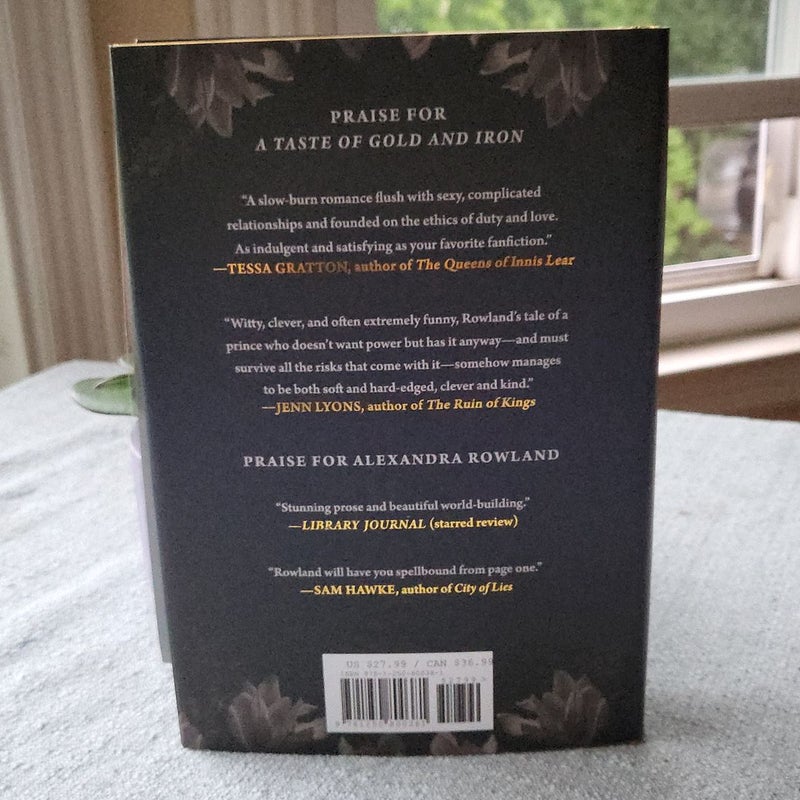 A Taste of Gold and Iron by Alexandra Rowland, Hardcover | Pangobooks