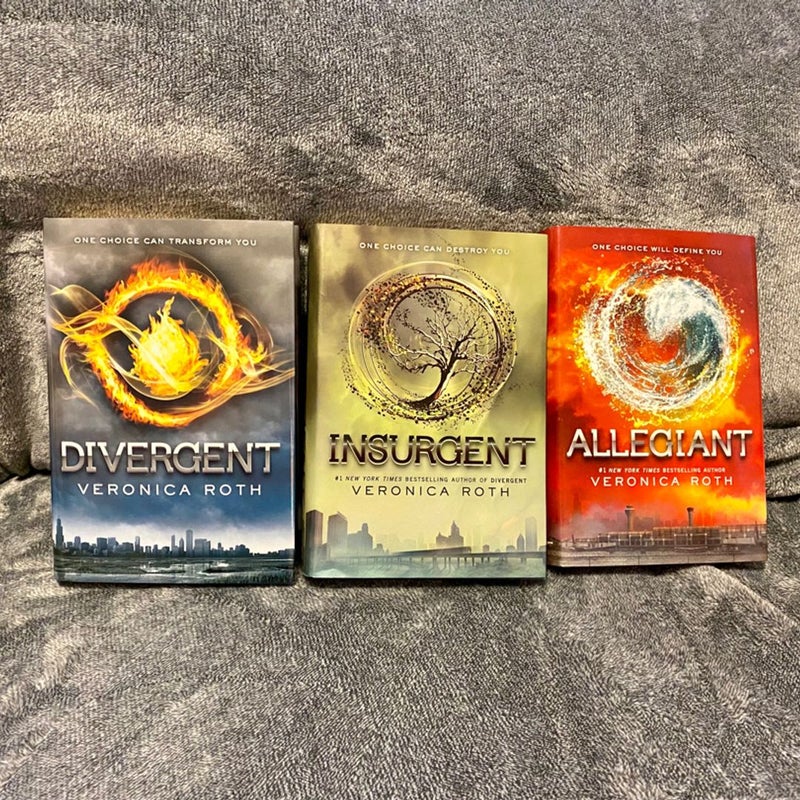 Divergent; Insurgent; Allegiant [First editions] by Veronica Roth ...