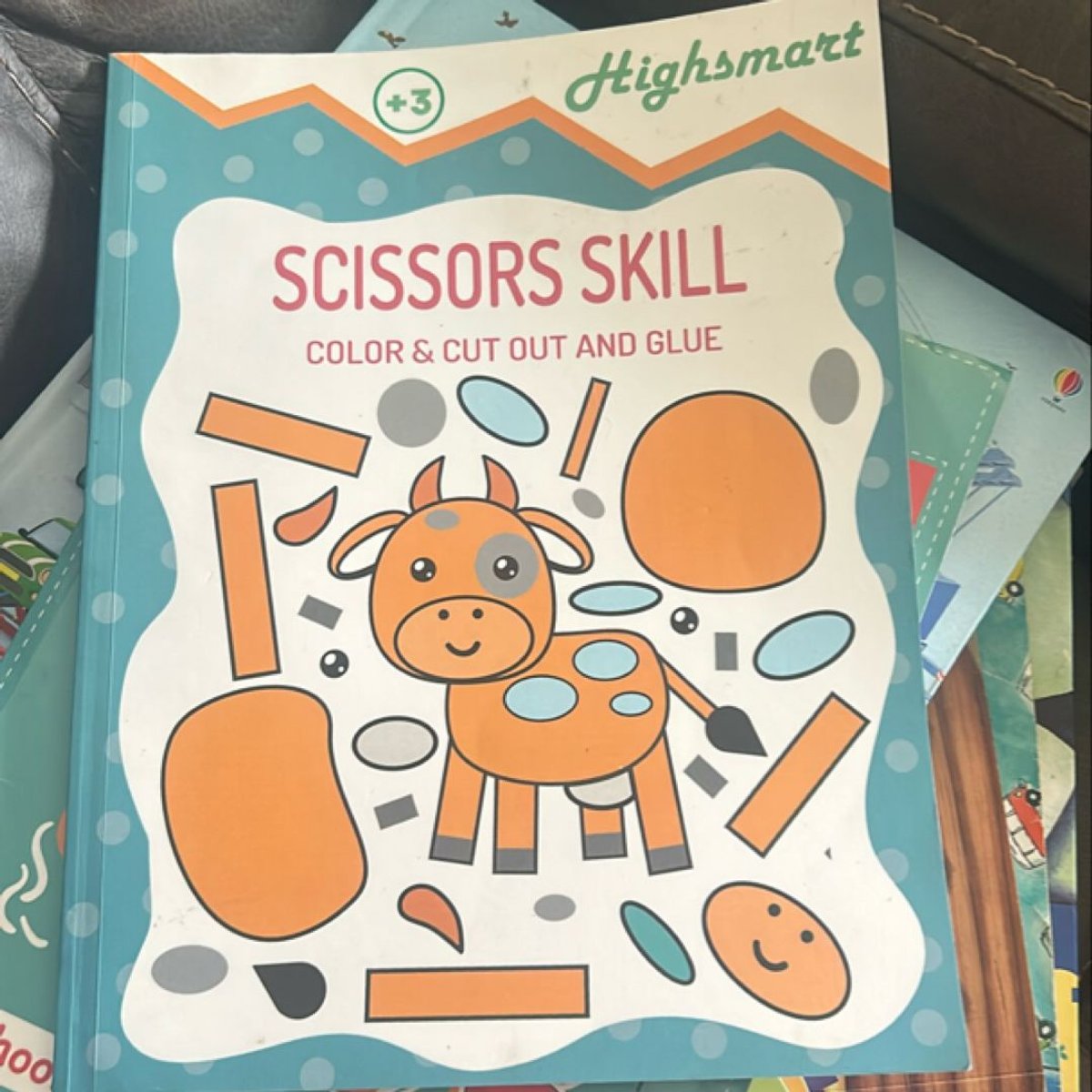 Scissors Skill Color and Cut Out and Glue by Highsmart