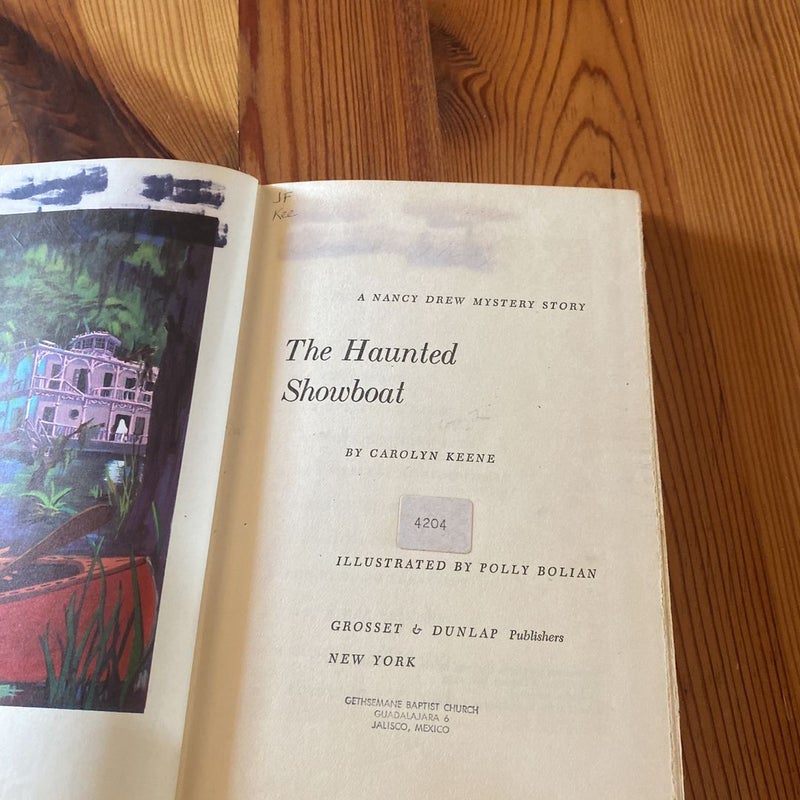 Nancy Drew The Haunted Showboat by Carolyn Keene, Hardcover | Pangobooks