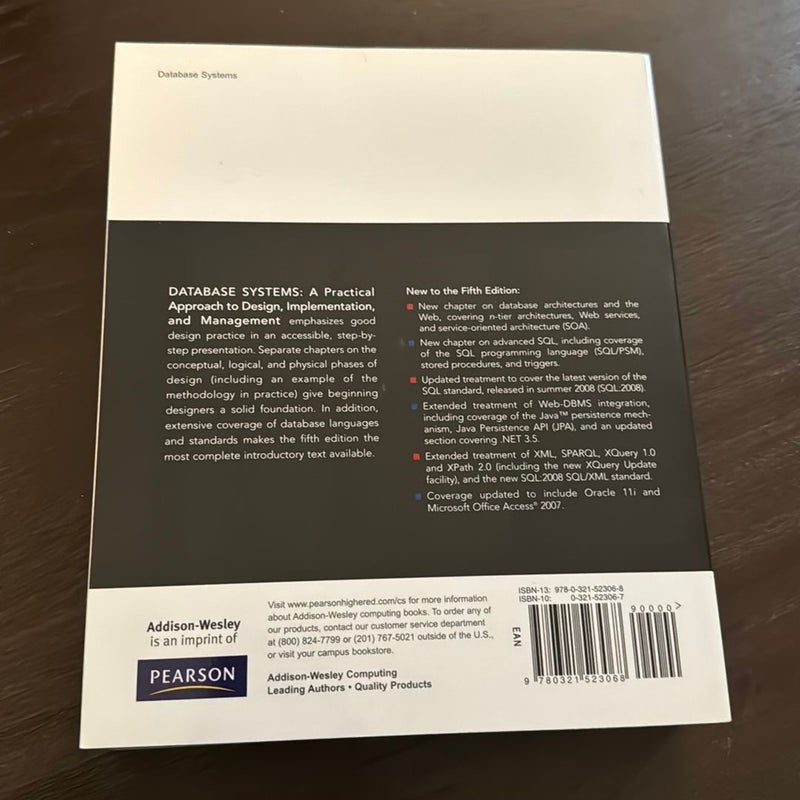 Database Systems by Thomas M. Connolly, Paperback | Pangobooks