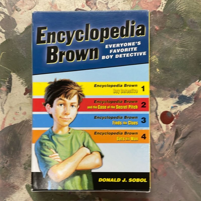Encyclopedia Brown Box Set (4 Books) by Donald J. Sobol