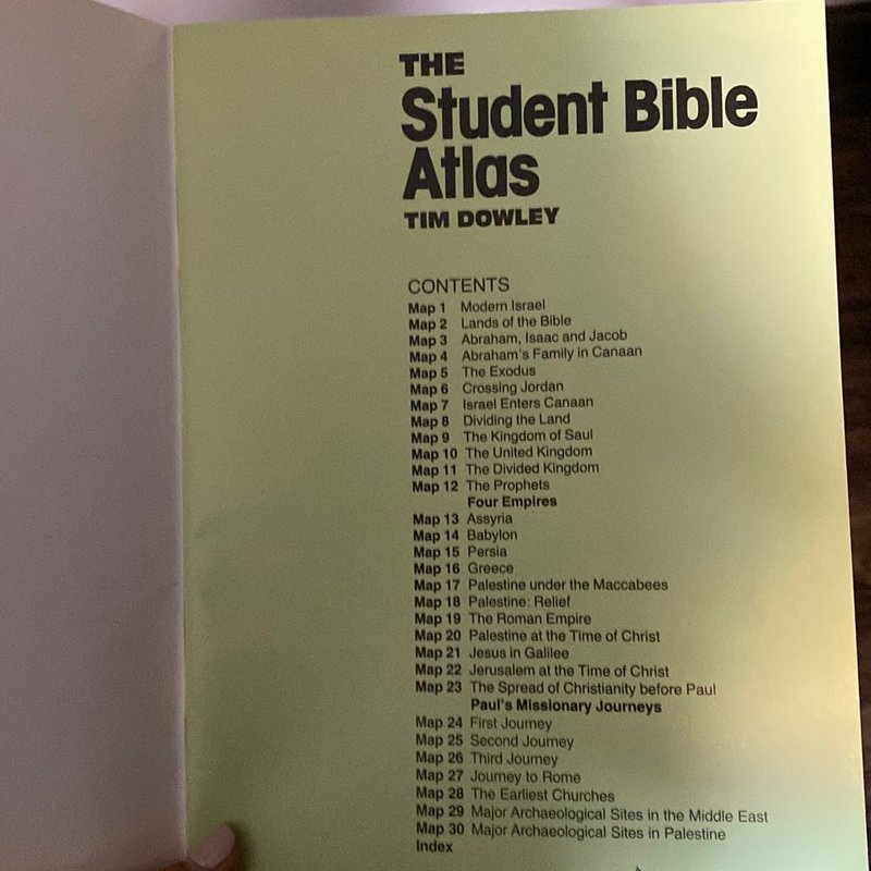 The Student Bible Atlas by Tim Dowley, Paperback | Pangobooks