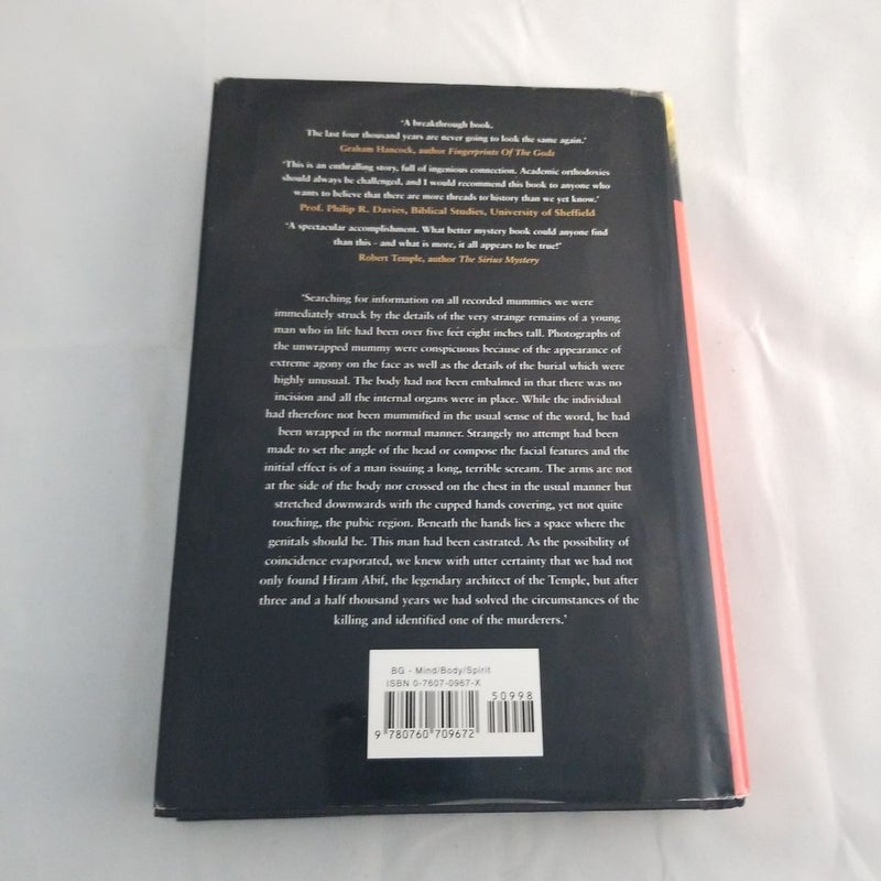 The Hiram Key by Christopher Knight and Robert Lomas, Hardcover ...