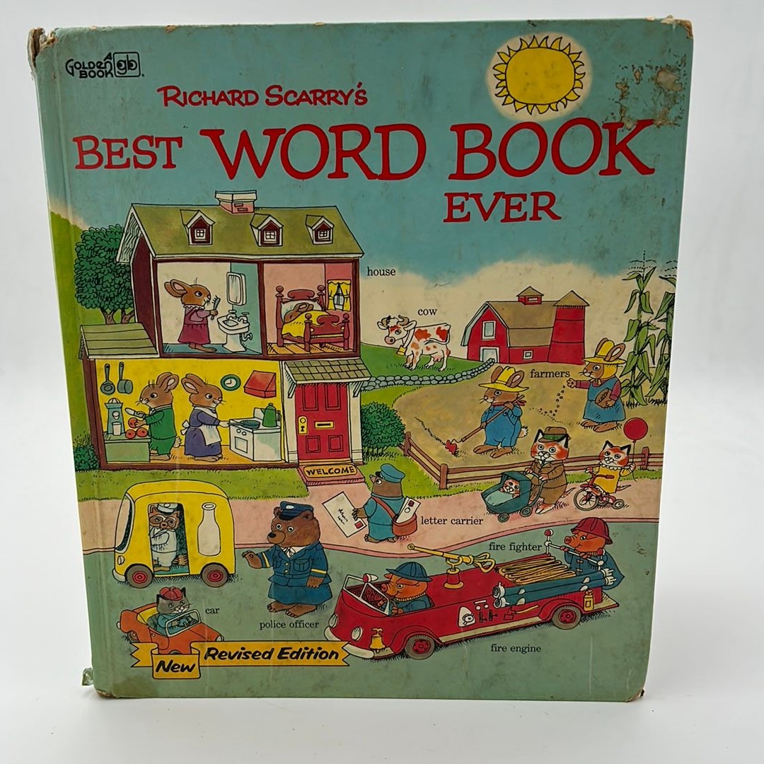 Richard Scarry's Best Word Book Ever by Richard Scarry; Golden Books ...